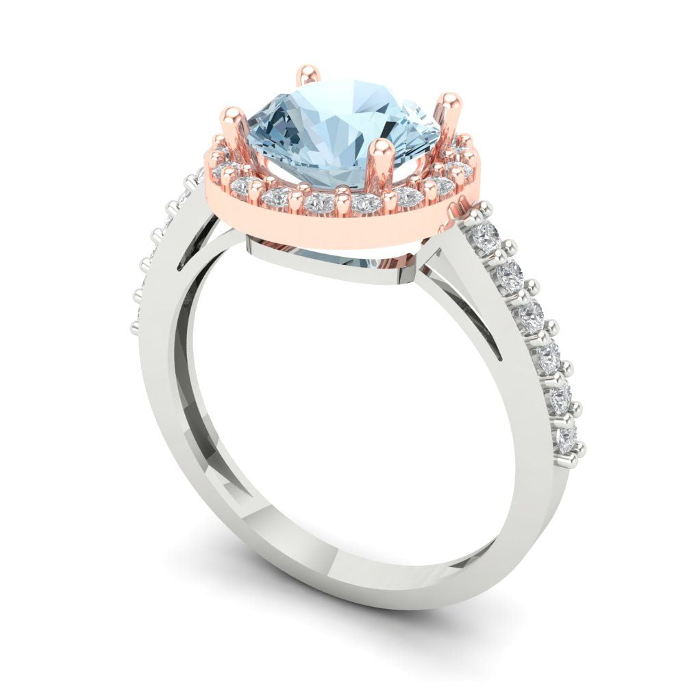 2.45ct Emerald Cut Brown Natural Morganite 14k Pink Rose Gold Engraving ...