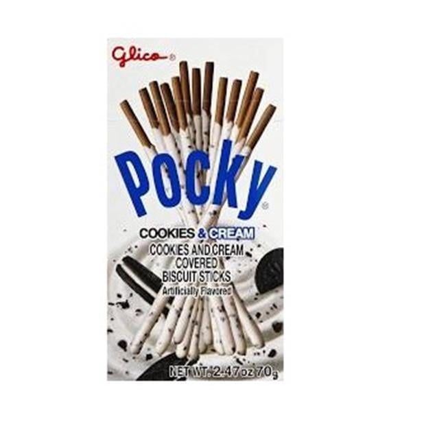 2.47 oz Snack Pocky Cooks & Cream - Pack of 10 - Walmart.com