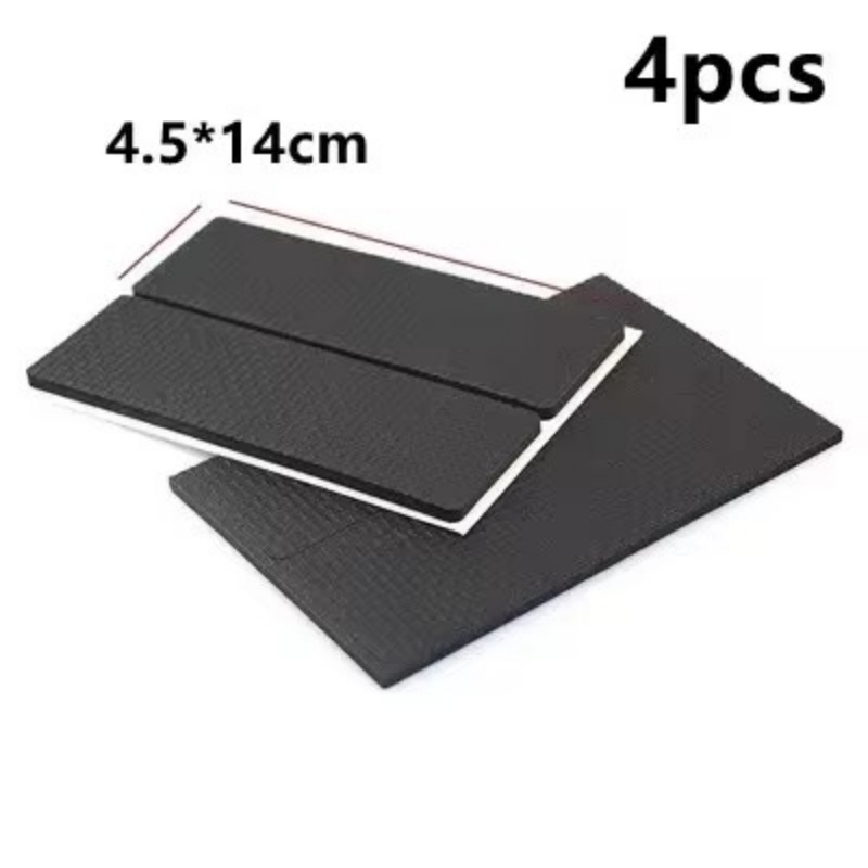 2-48Pcs Black Chair Leg Furniture Anti Slip Mat Bumper Damper Self ...
