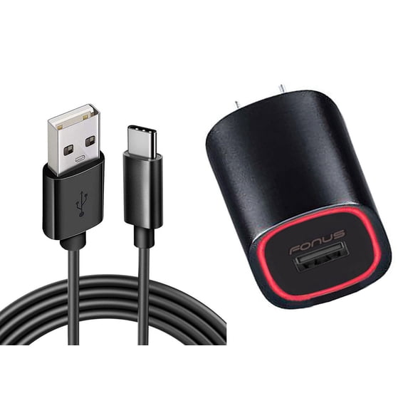 2.4A Home Charger for Samsung Galaxy A16 5G - USB Cable TYPE-C 6ft ...