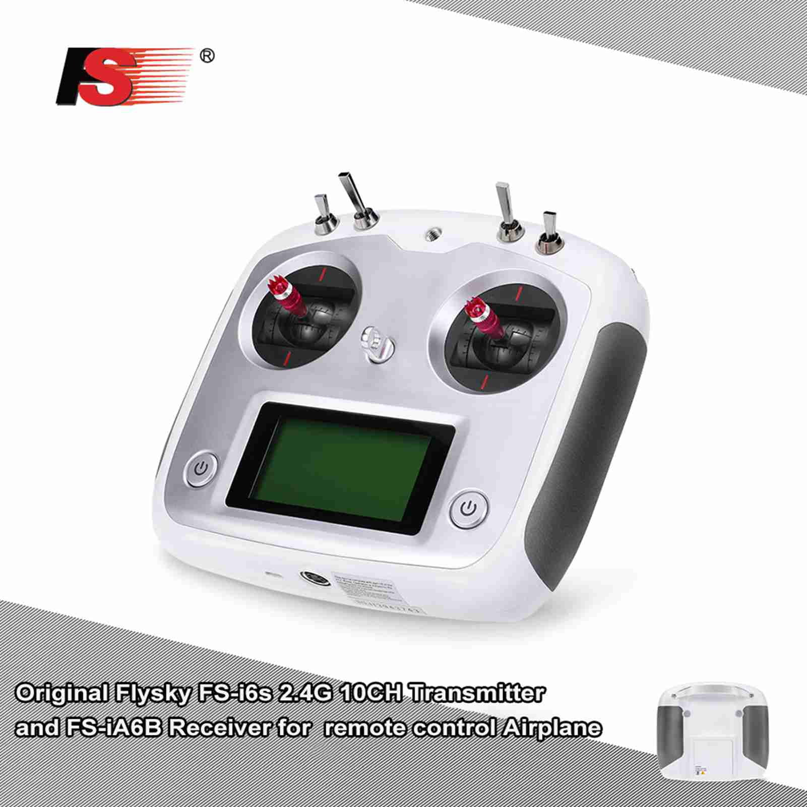 2.4G 10CH AFHDS 2A Touchscreen Transmitter With 6CH Receiver For Remote ...