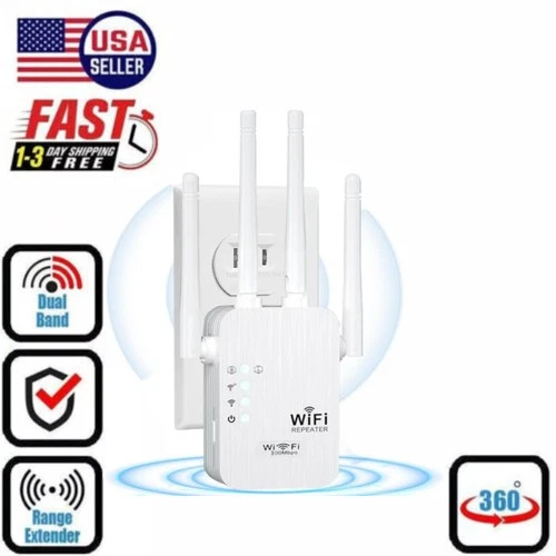 2.4G 300Mbps Wifi Range Extender Repeater Amplifier Router Signal ...