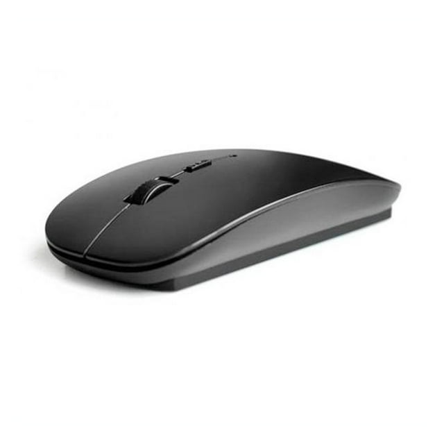 2.4G 4 Buttons Ergonomic Flat Wireless Mouse with USB Nano Receiver ...
