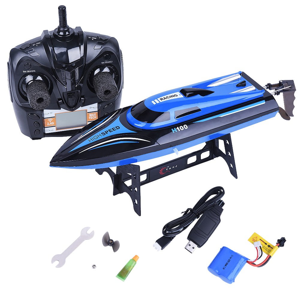 2.4G 4-Channel Remote Control Racing Boat - RC Speedboat Toy Model ...