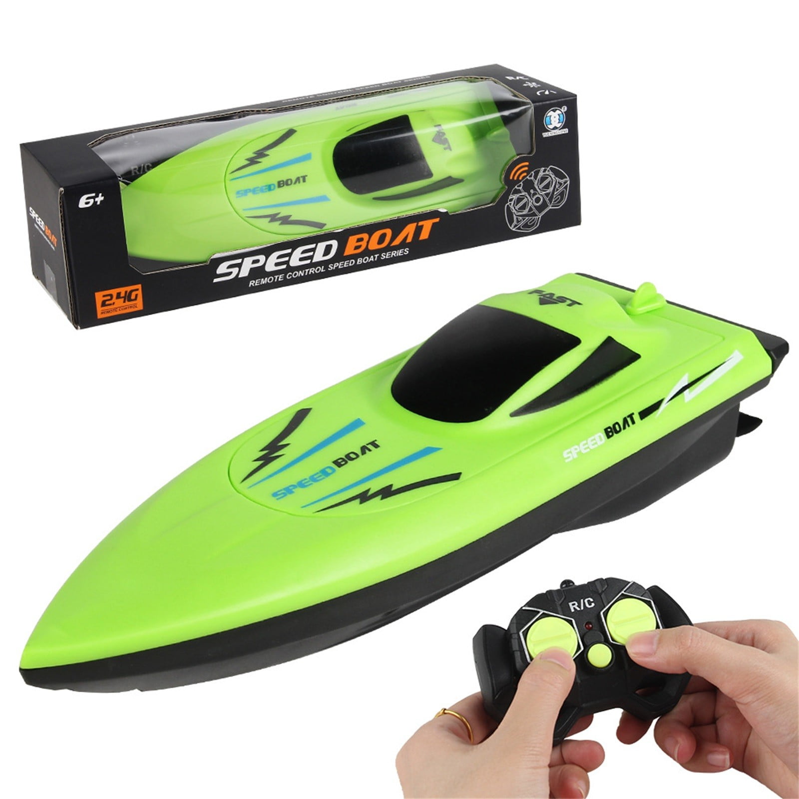 2.4G 4 Channel Remote Controlled Water Speedboat Double Propeller ...