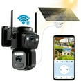 2.4G&5GHz WiFi 2K Dual Lens Wireless Monitoring Camera, Dual Lens Dual ...