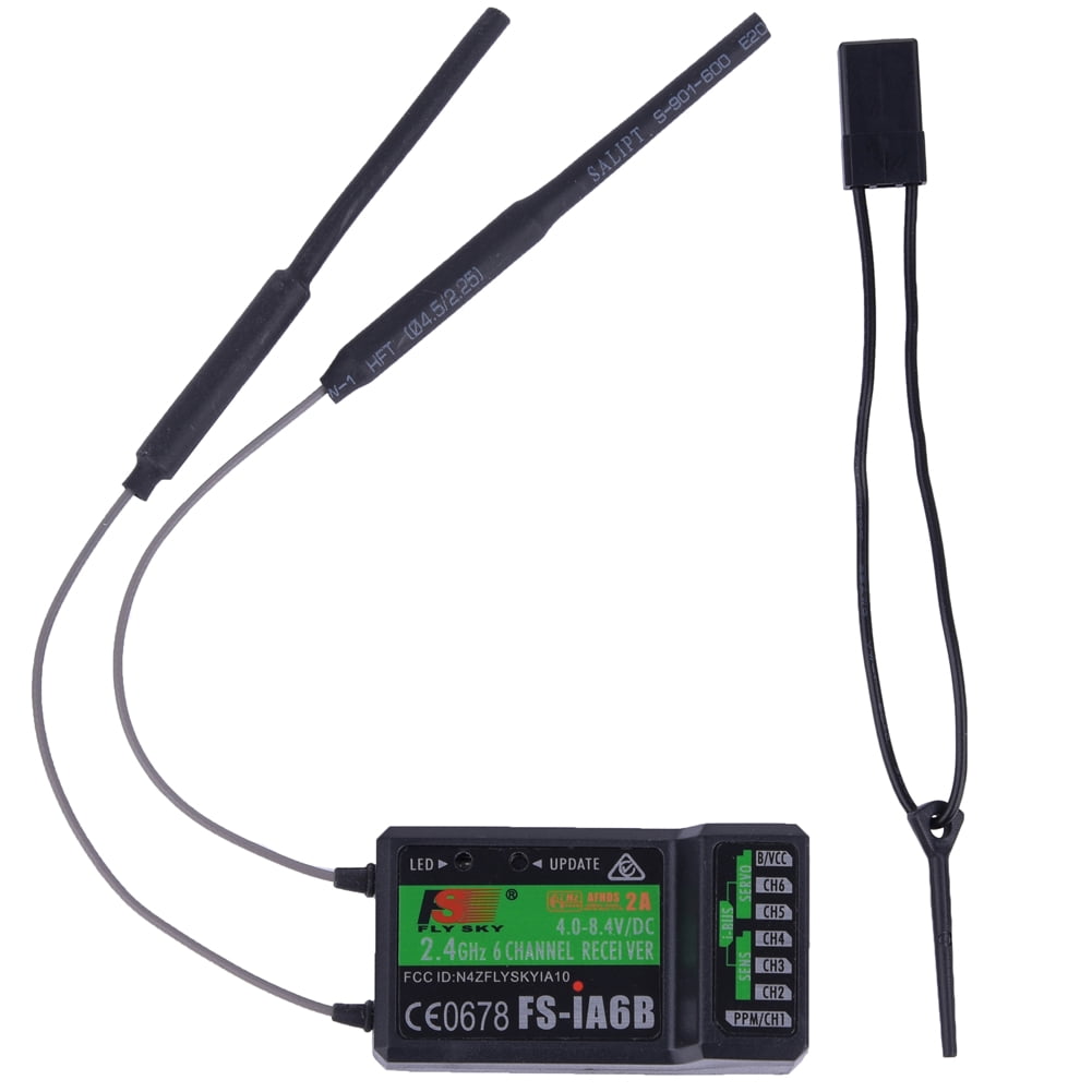 2.4G 6-Channel Remote Control Receiver with Dual Antennas for i4, i6 ...