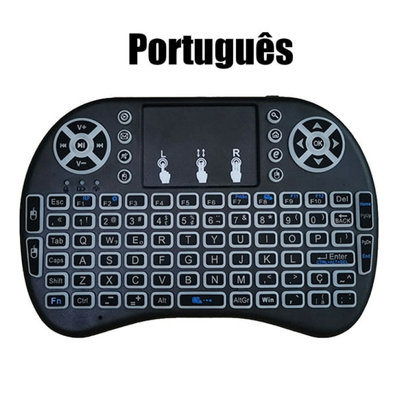 2.4G Air Mouse with Touchpad Keyboard i8 Arabic French Spanish Russian ...