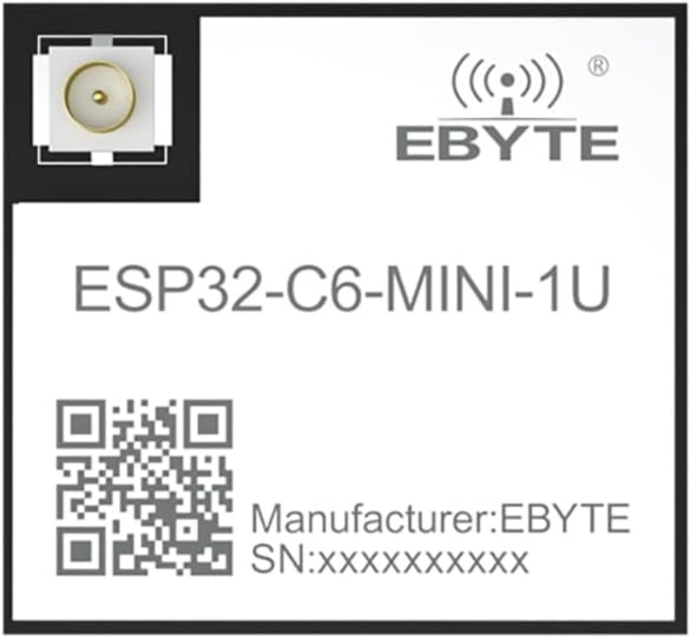 2 4g Bluetooth Wifi Iot Soc Module Esp32 C6 Mini 1u 20dbm 180m Wifi6 Ble5 3 Esp32 C6 Mqtt Ipv6