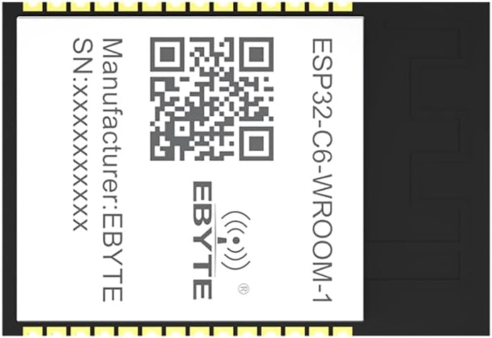 2.4G Bluetooth WiFi IOT SoC Module ESP32-C6-WROOM-1 25dbm 300m WIFI6 BLE5.3 ESP32-C6 MQTT IPV6 ...