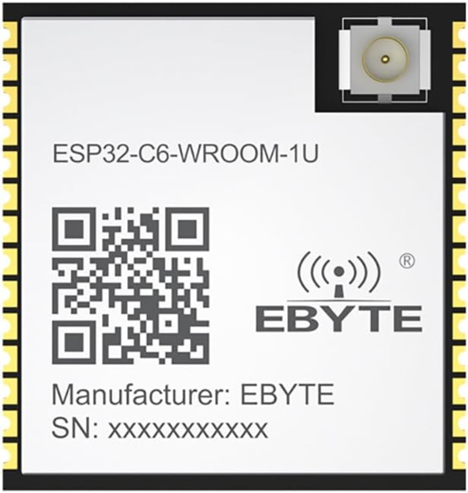 24g Bluetooth Wifi Iot Soc Module Esp32 C6 Wroom 1u 25dbm 260m Wifi6 Ble53 Esp32 C6 Mqtt Ipv6