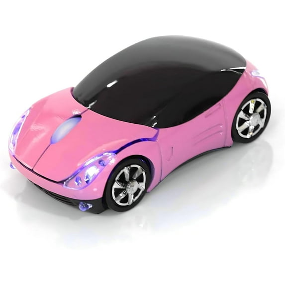 2.4G Car Mouse with USB Reciver 1600DPI Optical Mouse for PC Computer ...