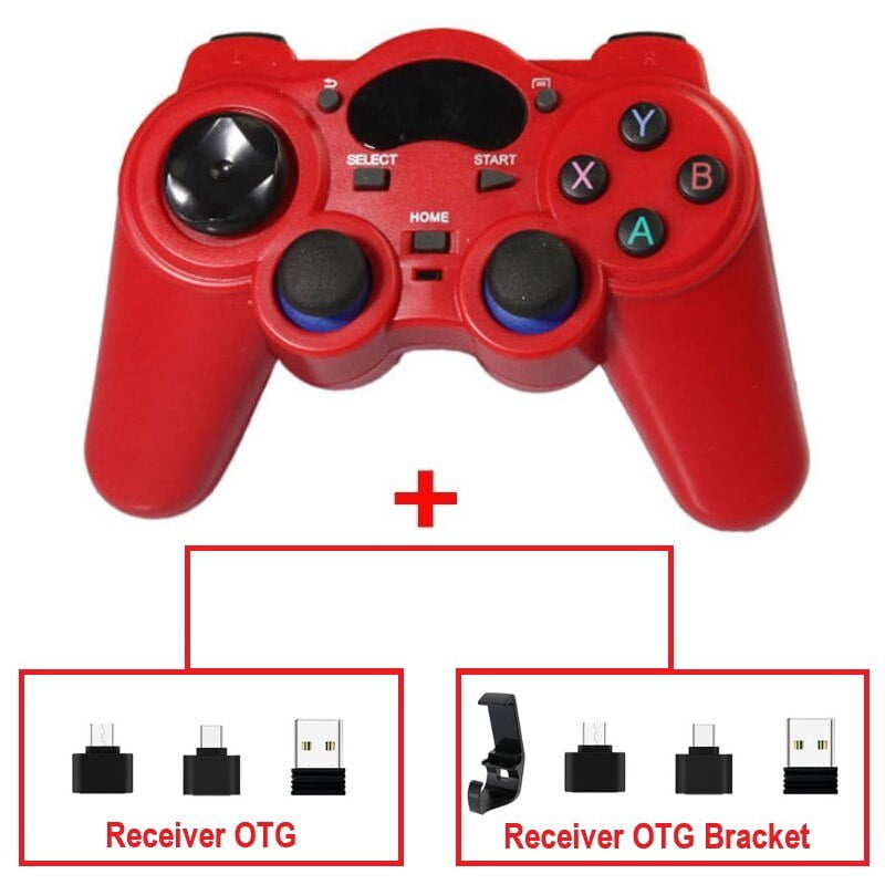 2.4G Controller Gamepad Wireless Joystick with OTG Converter for P3 Android Phone Tablet PC ...