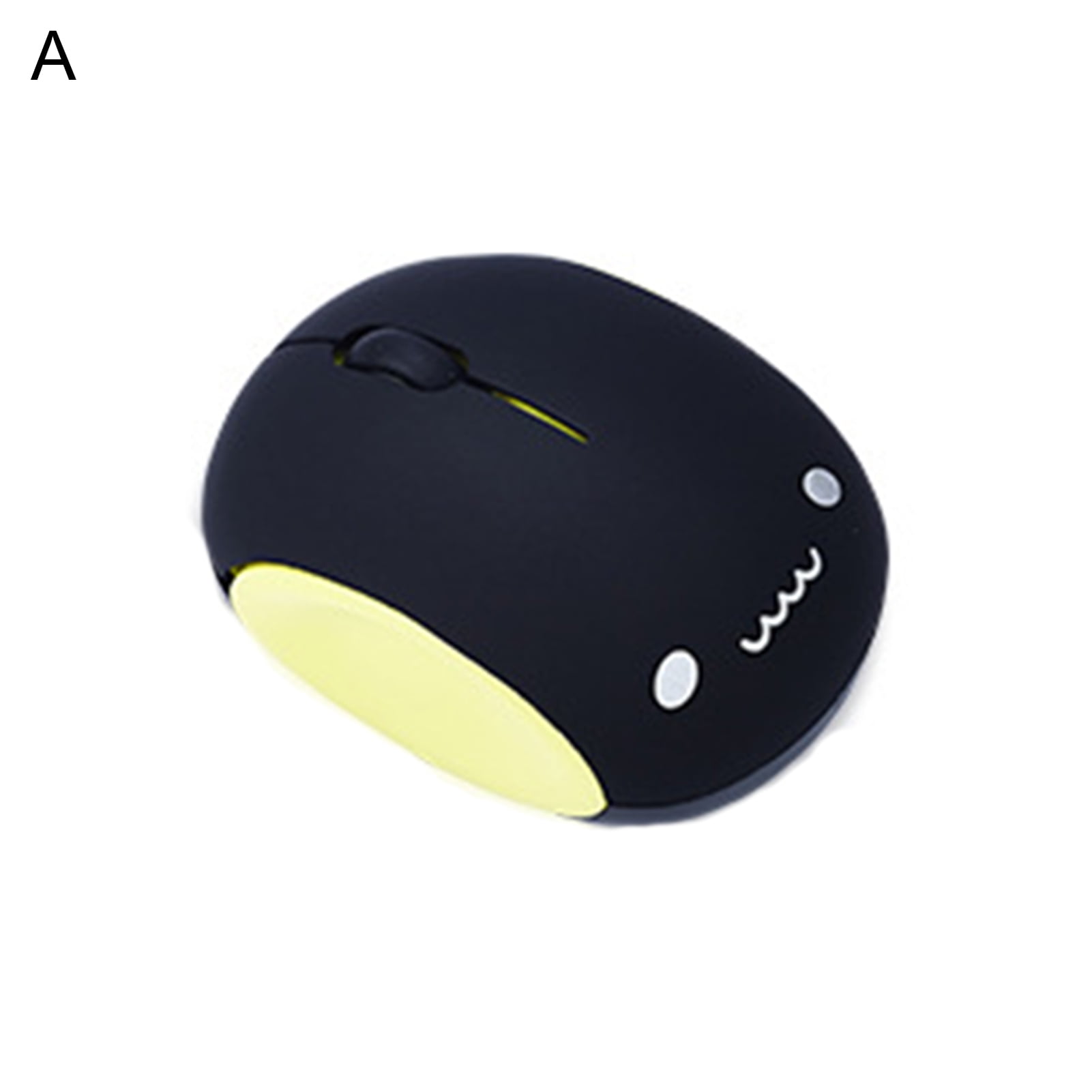 2.4G Cute Cartoon Expression Mini Wireless Mouse, Rechargeable USB ...