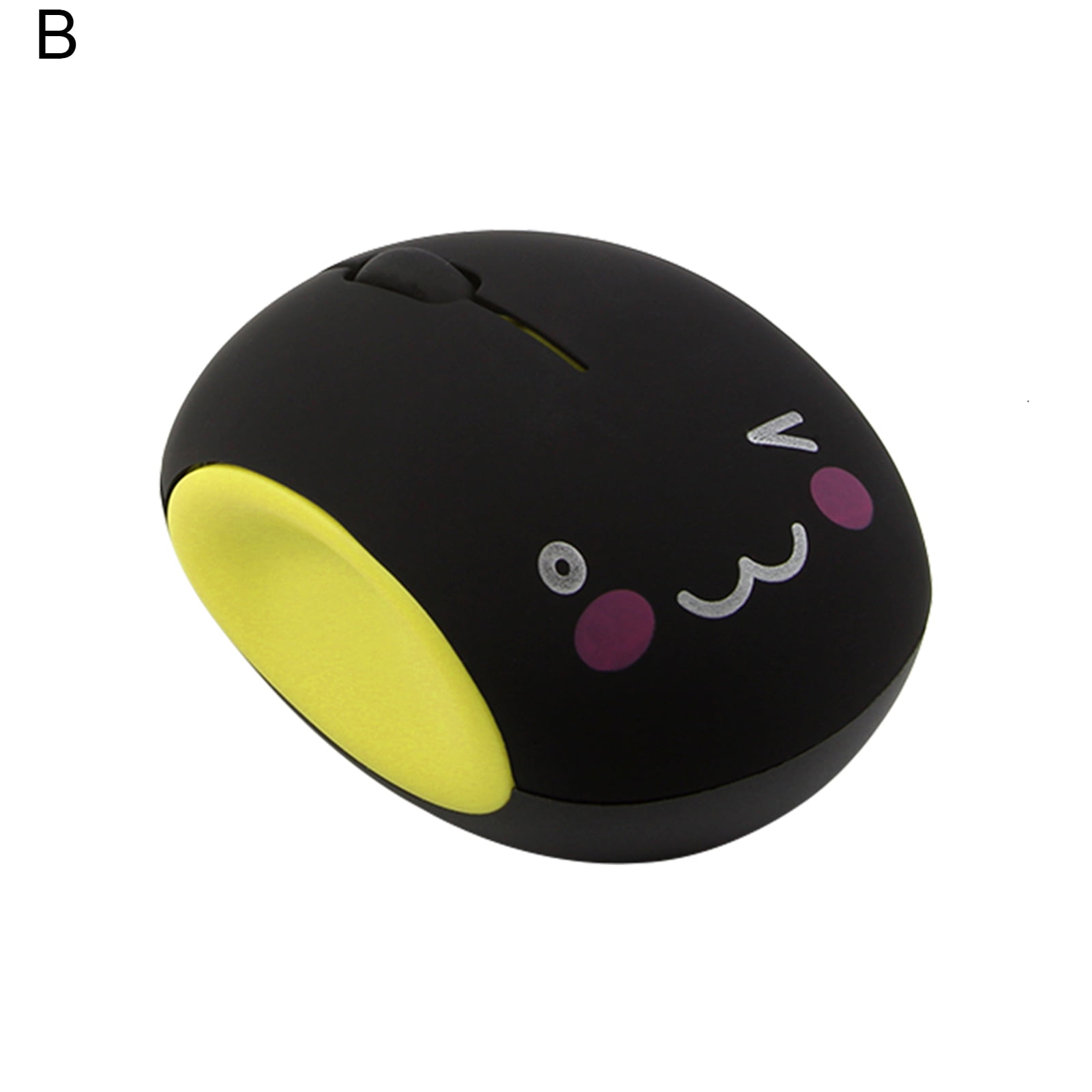 2.4G Cute Cartoon Expression Mini Wireless Mouse, Rechargeable USB ...