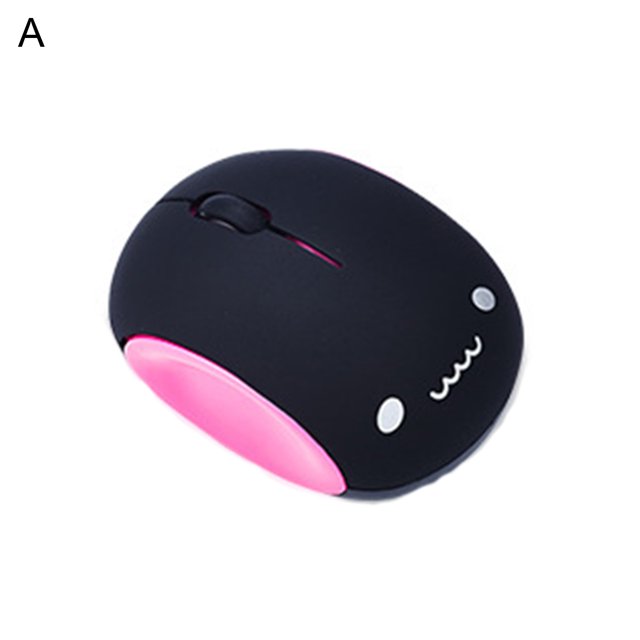 2.4G Cute Cartoon Expression Mini Wireless Mouse, Rechargeable USB ...