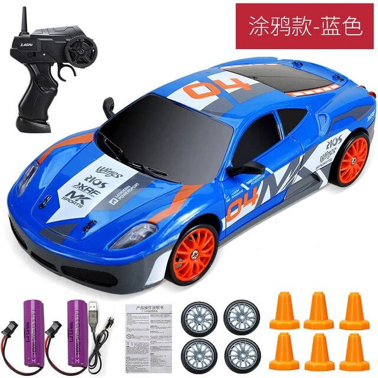 2.4G Drift Rc Car 4WD RC Drift Car Toy Remote Control GTR Model AE86 ...