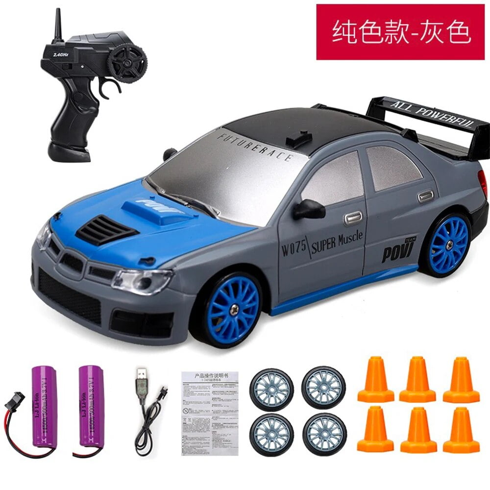 2.4G Drift Rc Car 4WD RC Drift Car Toy Remote Control GTR Model AE86 ...