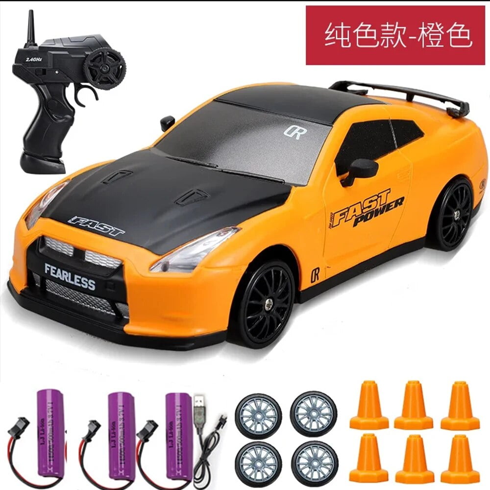 2.4G Drift Rc Car 4WD RC Drift Car Toy Remote Control GTR Model AE86 ...