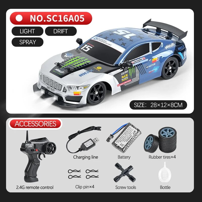 2.4G Drift Rc Cars 4WD RC Drift Car Toy Remote Control GTR Model AE86 ...