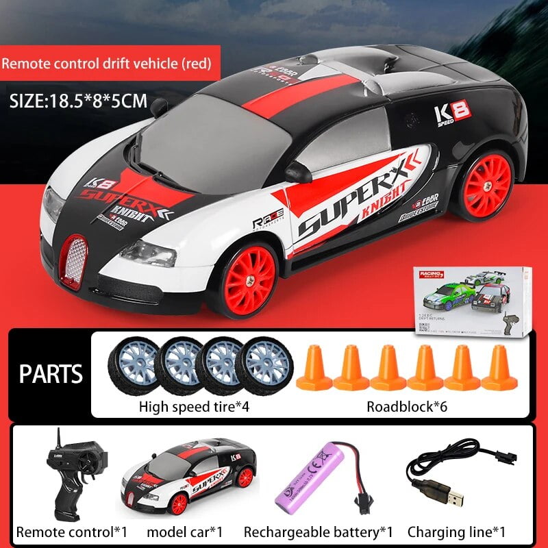 2.4G Drift Rc Cars 4WD RC Drift Car Toy Remote Control GTR Model AE86 ...