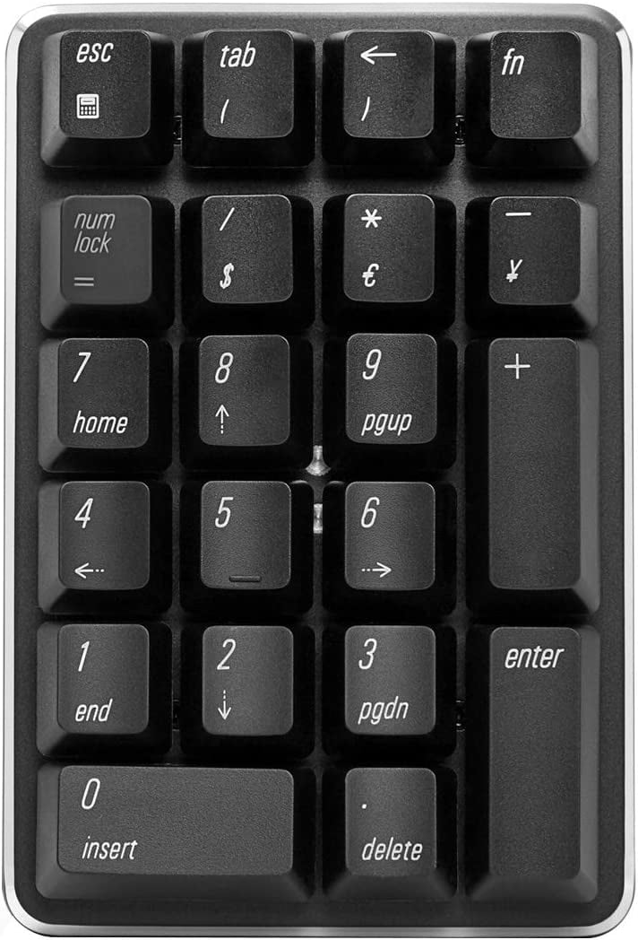 2.4G Mechanical Numeric Keypad Cherry MX Brown Switch Gaming Keypad 21 ...