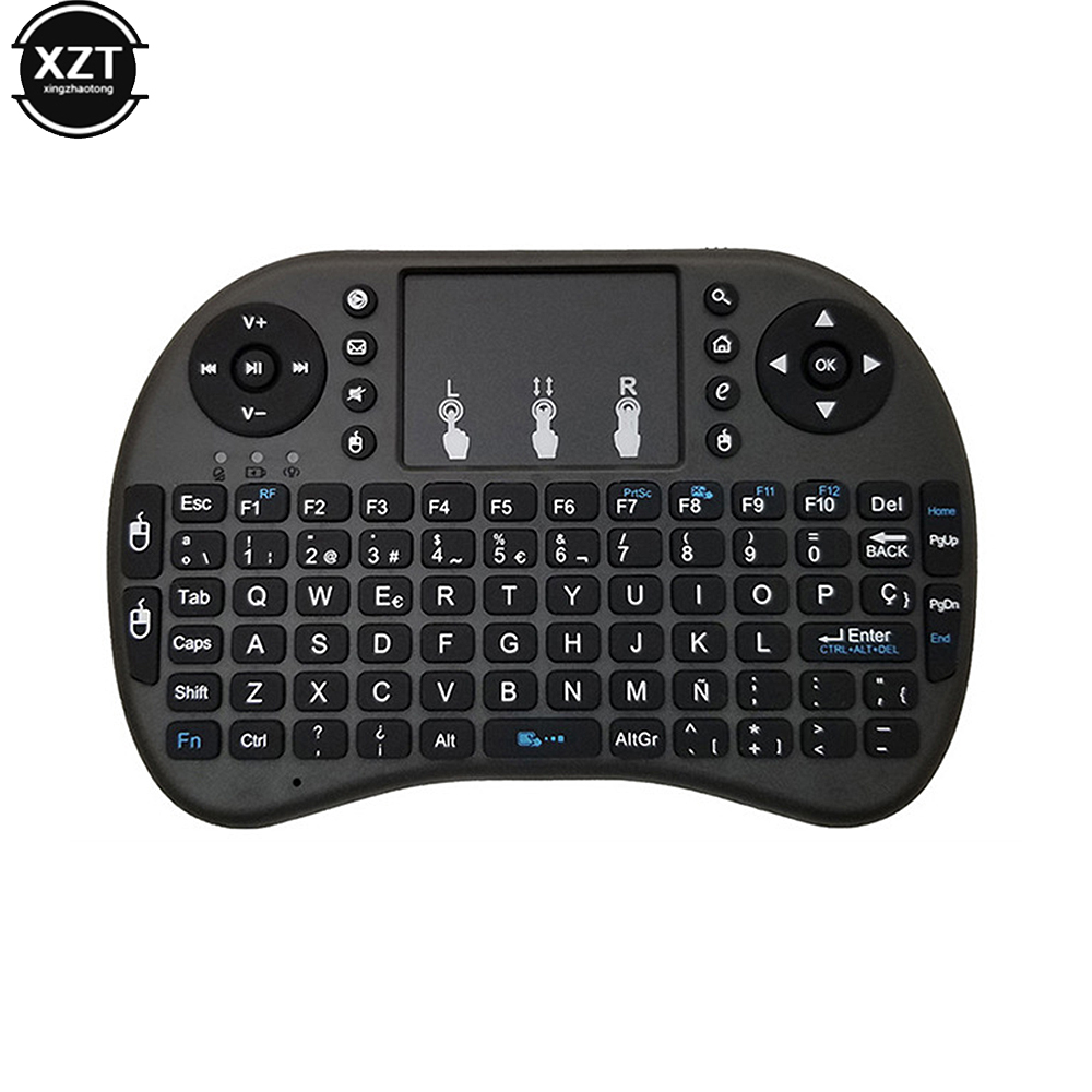 2.4G Mini Wireless Keyboard 3 Color Backlit I8 English Russian Air ...