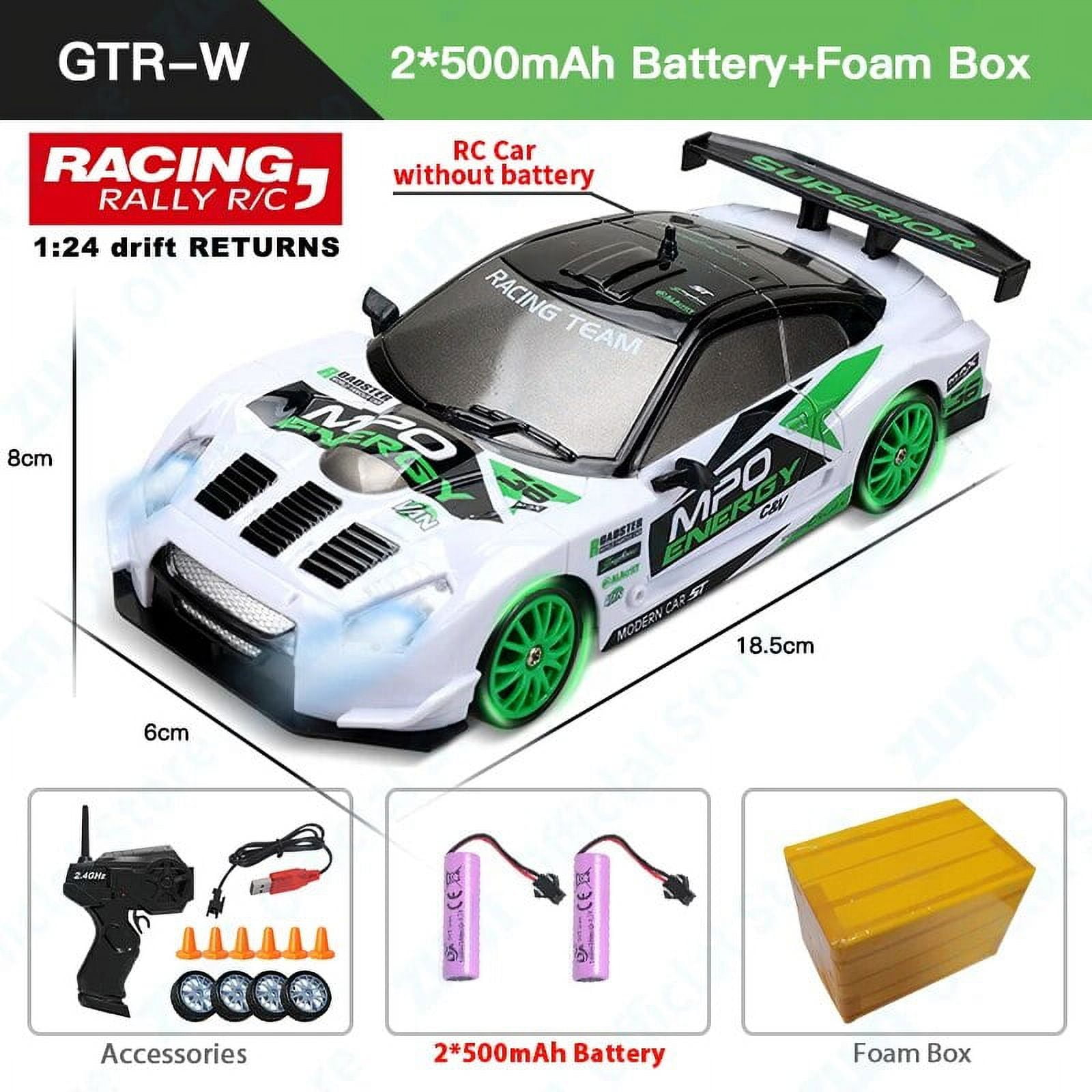 2.4G RC CAR With LED Light 4WD Remote Control Drift Cars Professional ...