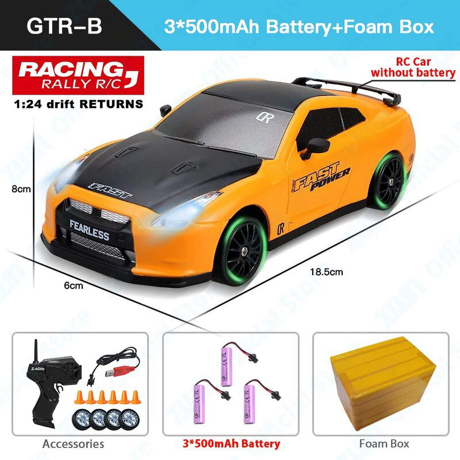 2.4G RC CAR With LED Light 4WD Remote Control Drift Cars Professional ...