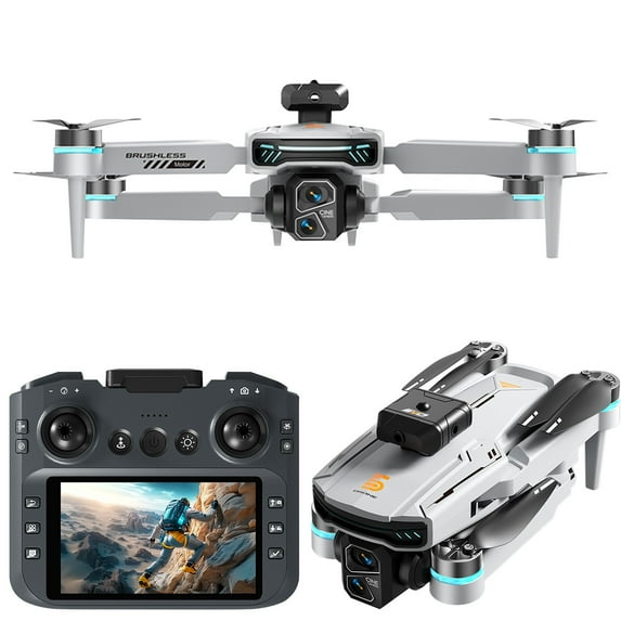 2.4G RC Drone with Dual 1080P Camera & 4.3In Screen,Brushless Motor RC ...