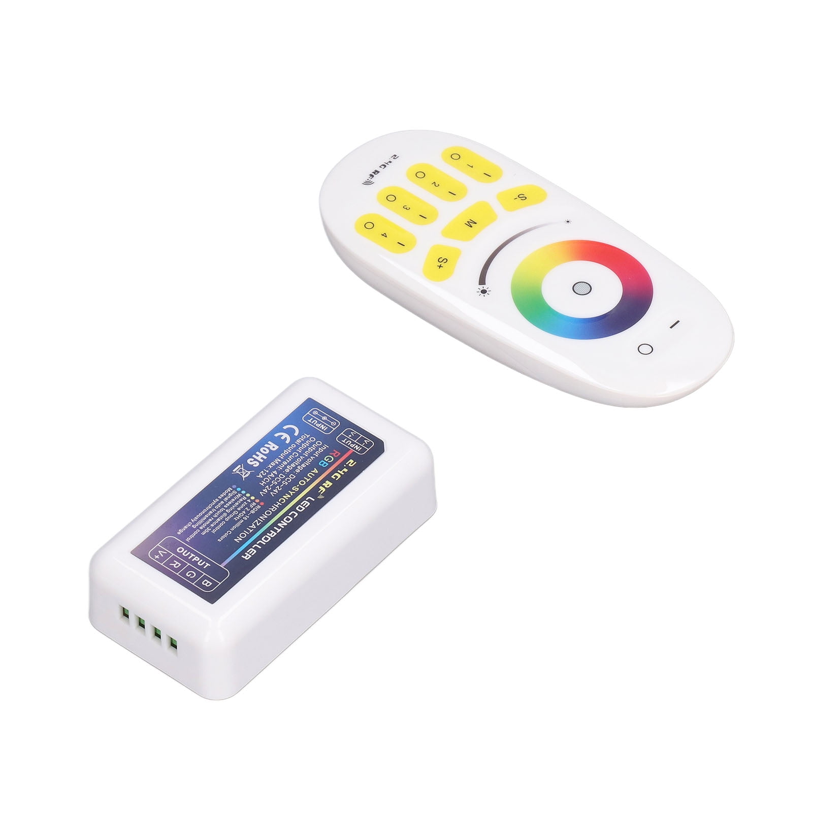 2.4G RGB LED Controller, 16M Colors, DC5,24V, Touch Remote, Home, Bar ...