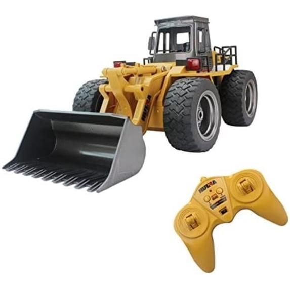 2.4G Radio RC Truck Alloy Shovel Loader Tractor Control 4-Wheel ...