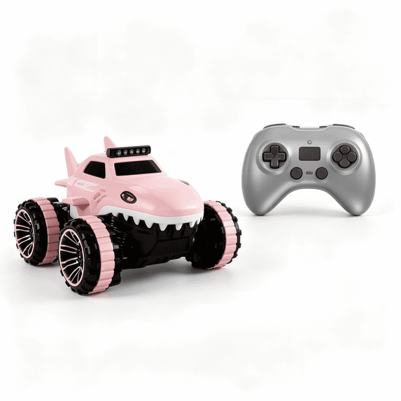 2.4G Remote Control Amphibious Car, Waterproof 4WD Off-Road RC Stunt ...
