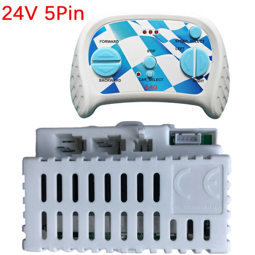 2.4G Remote Control Receiver 12V Rc Kids Ride On Car Controller 24V 5P ...