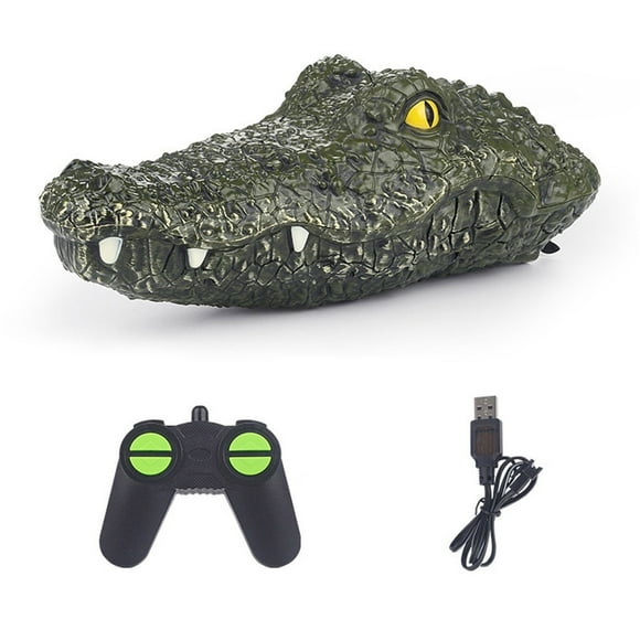 Remote Control Alligator Head Toys for Pool Lake and Water Fun