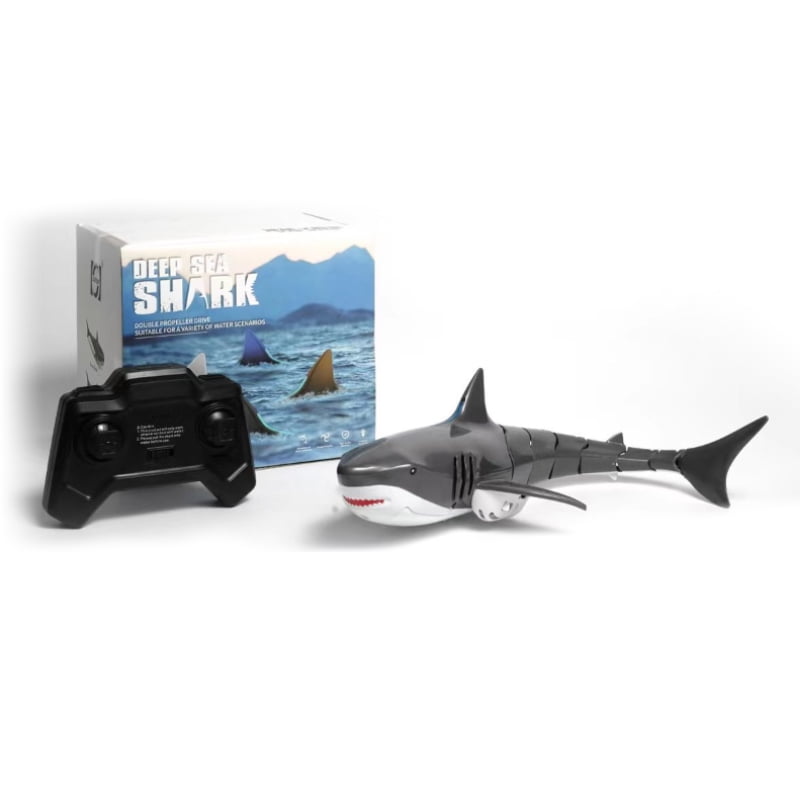 2.4G Remote Control Swimming Shark Toy, Pool Ocean Bath Waterproof RC ...