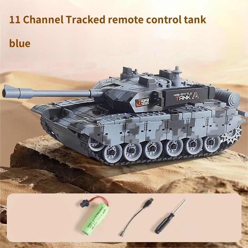 2.4G Remote Control Tracked Tank With Lights 5 11CH Remote Control ...