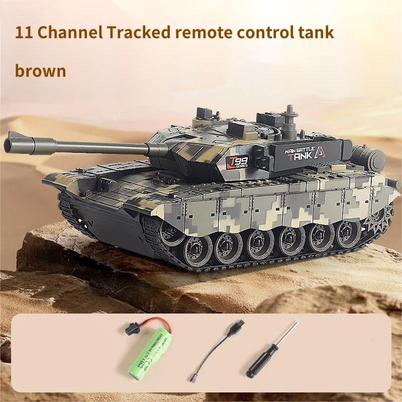 2.4G Remote Control Tracked Tank With Lights 5 11CH Remote Control ...