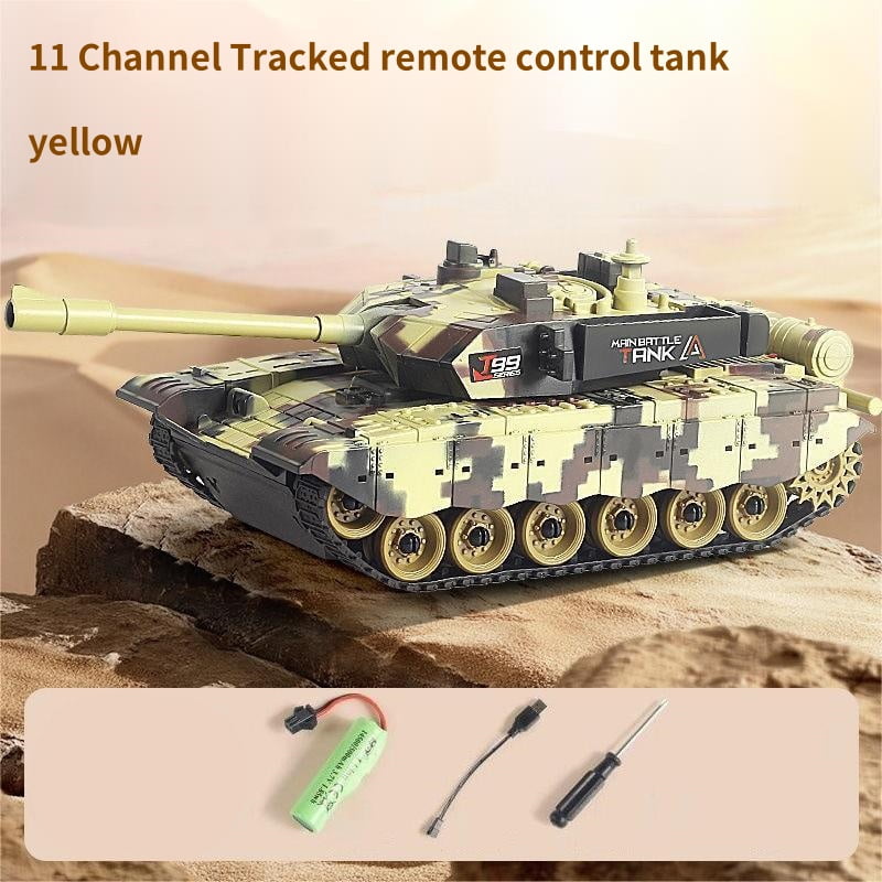 2.4G Remote Control Tracked Tank With Lights 5 11CH Remote Control ...