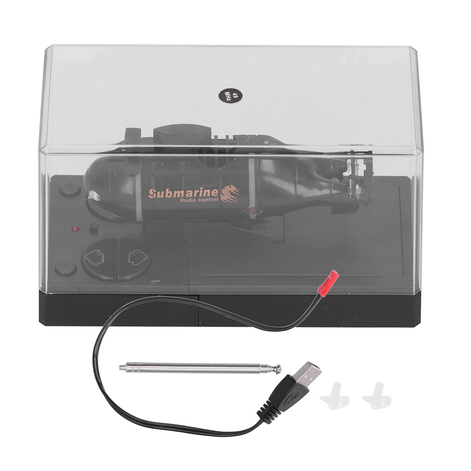 2.4G Wireless 6 Channel Remote Control Submarine Waterproof Mini ...