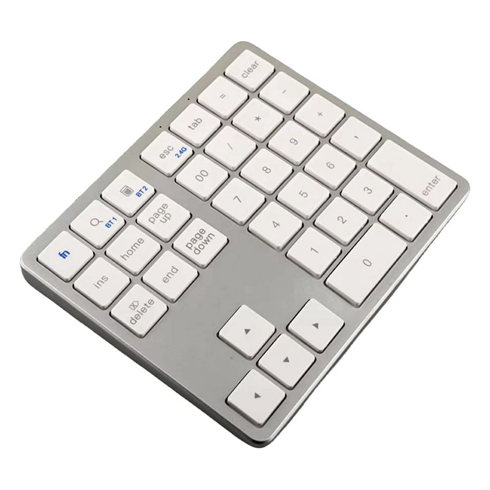 2.4G Wireless Bluetooth Number Pad 35 Keys Remote Connection Numpad ...