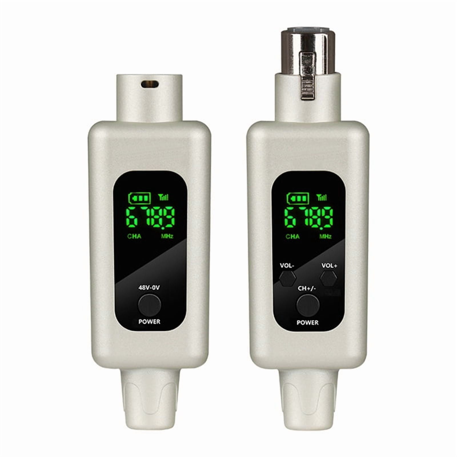2.4G Wireless Microphone Converter UHF Transmitter XLR Transmitter ...