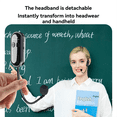 2.4G Wireless Microphone Headset Long Range Head Handheld Mic 2 in 1 ...