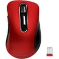 2.4G Wireless Mouse, 1400 DPI Mobile Optical Cordless Mouse with USB ...