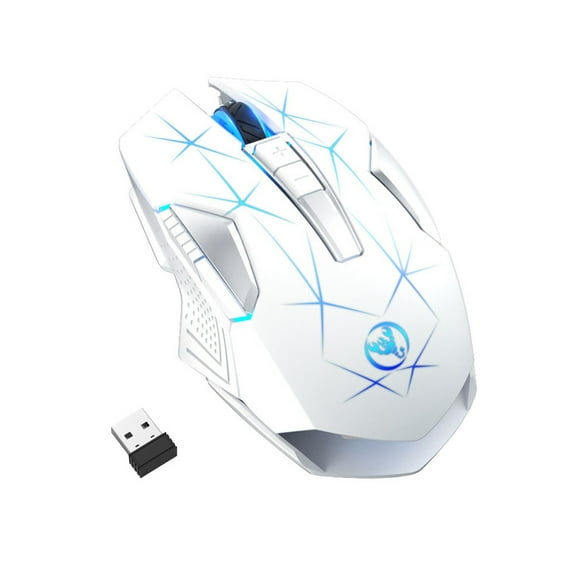 2.4G Wireless Mouse Built-in 600mAh Rechargeable Battery 2400DPI ...