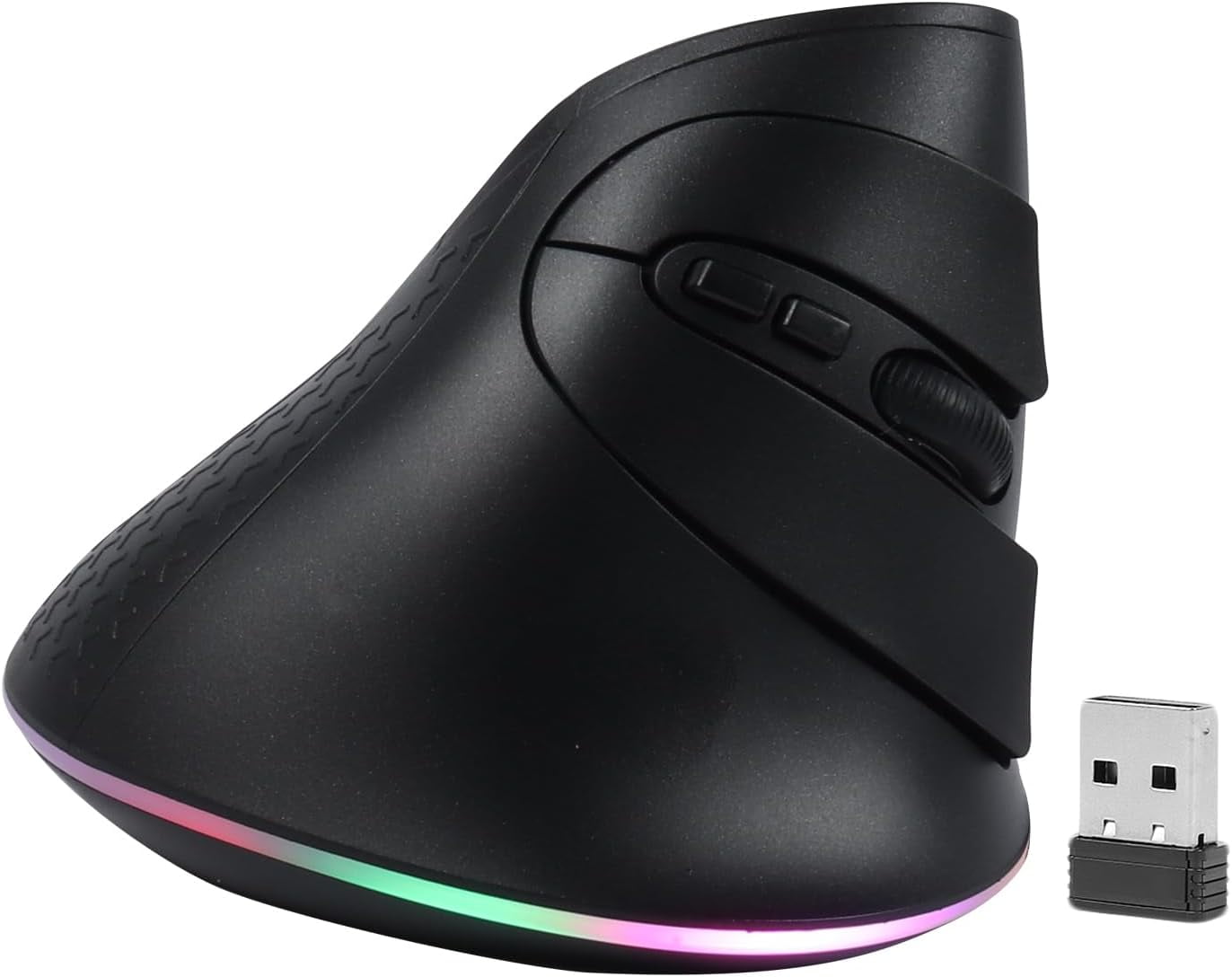 2.4G Wireless Mouse Ergonomic Vertical Mouse Bluetooth Mouse RGB ...
