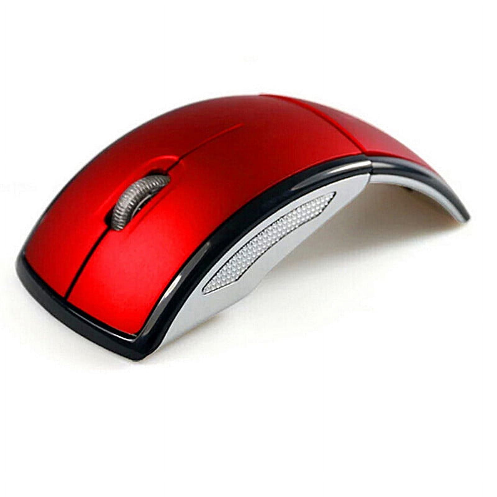 2.4G Wireless Mouse Foldable USB Receiver Folding Optical Mouse Mice ...