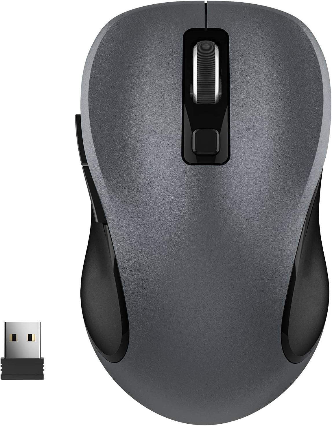 2.4G Wireless Mouse for Laptop, Ergonomic Computer with USB Receiver ...