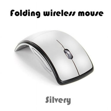 Foldable Wireless Mouse, Ergonomic 2.4G Mini Travel Wireless Optical ...