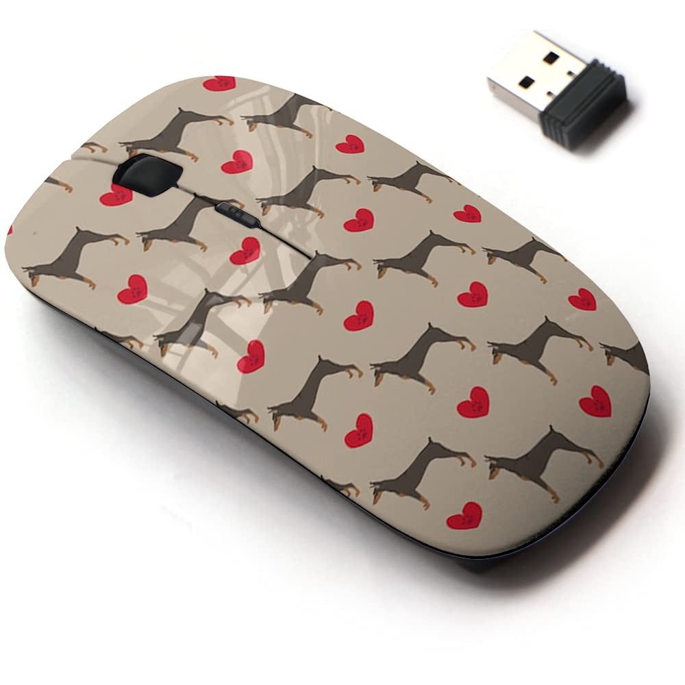 2.4G Wireless Mouse with Cute Pattern Design for All Laptops and ...